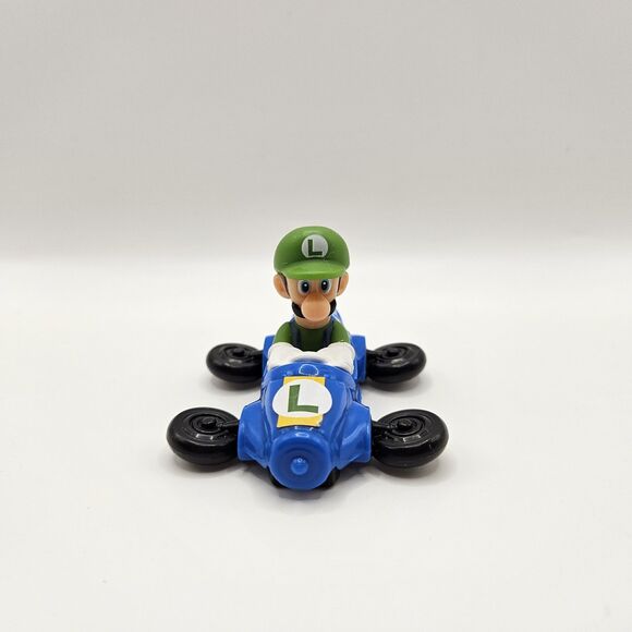 McDonald's | Toys | 224 Nintendo Luigi Kart Toy Figure Mario Kart Pull ...